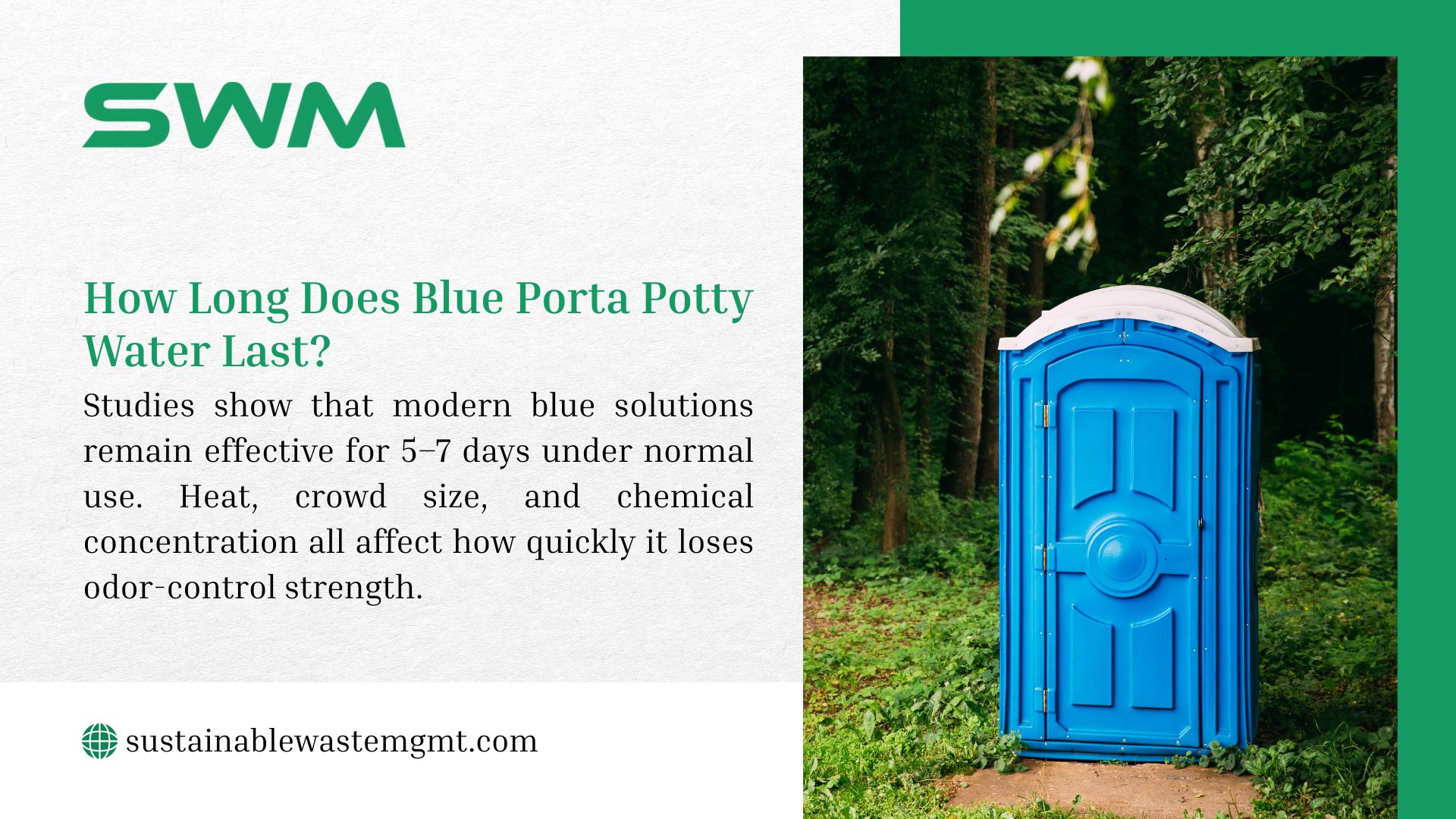 Why Is Porta Potty Water Blue: The Real Story Behind That Bright Liquid ...